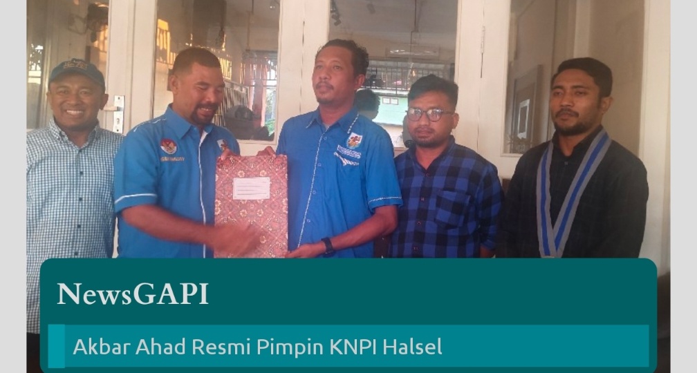 Akbar Ahad Resmi Pimpin KNPI Halsel
